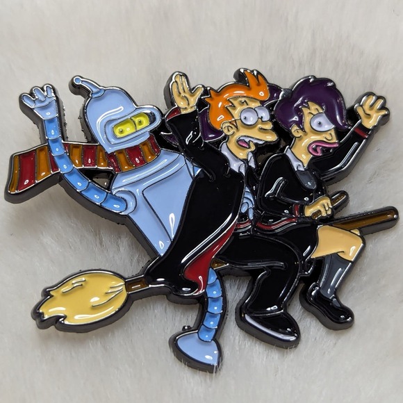 Handmade | Jewelry | Futurama Cartoon Adult Swim Fry Leela Bender ...